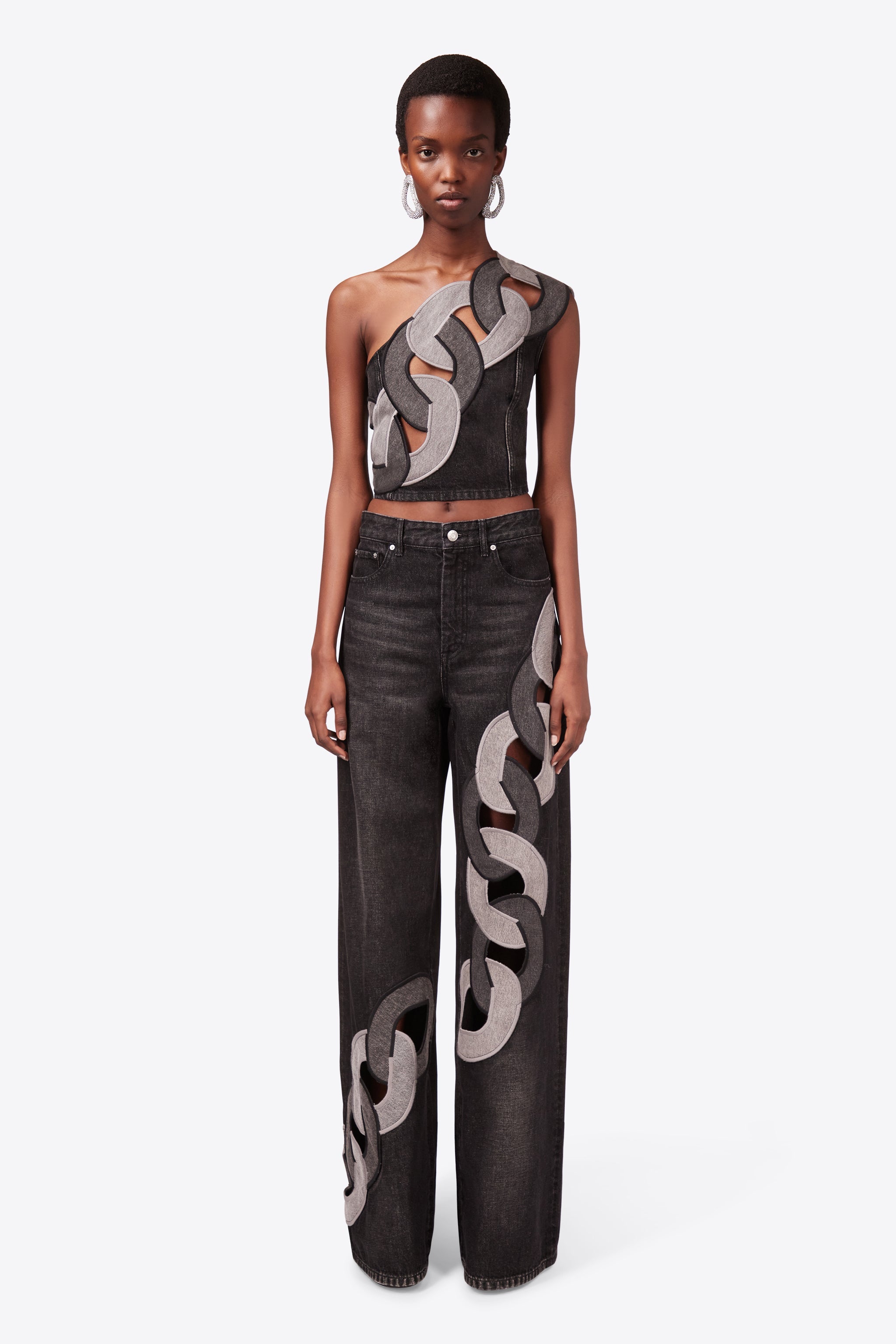 Lock Ring Type Irregular Jeans Set – Haven Melbourne